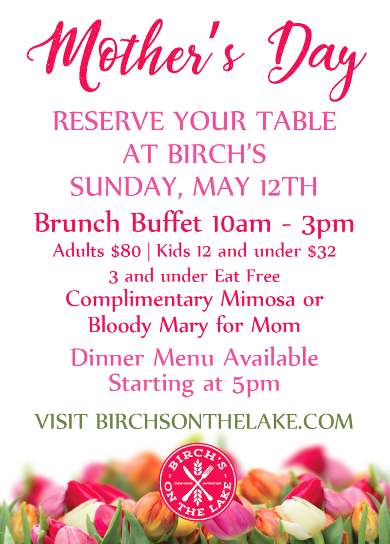 Menus | Birch's on the Lake